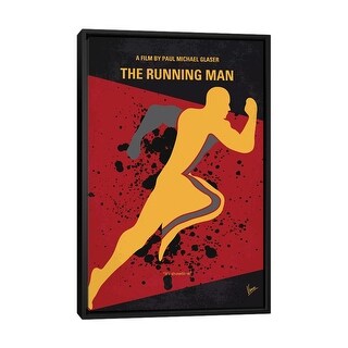 iCanvas "Running Man Minimal Movie Poster" by Chungkong Framed Canvas Print - Bed Bath & Beyond ...